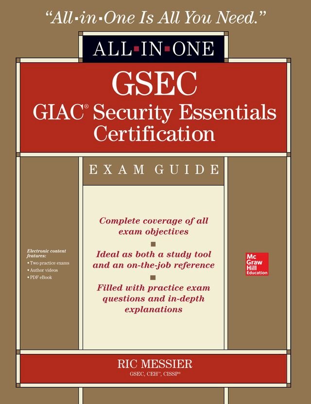 GSEC GIAC Security Essentials Certification All-in-One Exam Guide - PChome 24h書店