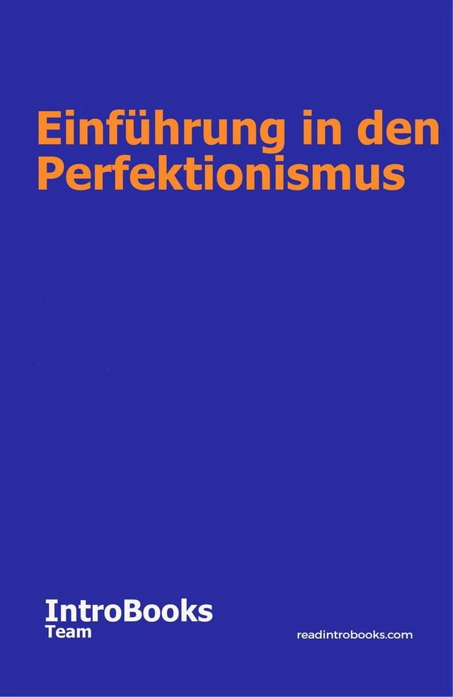 Einführung in den Perfektionismus - PChome 24h書店