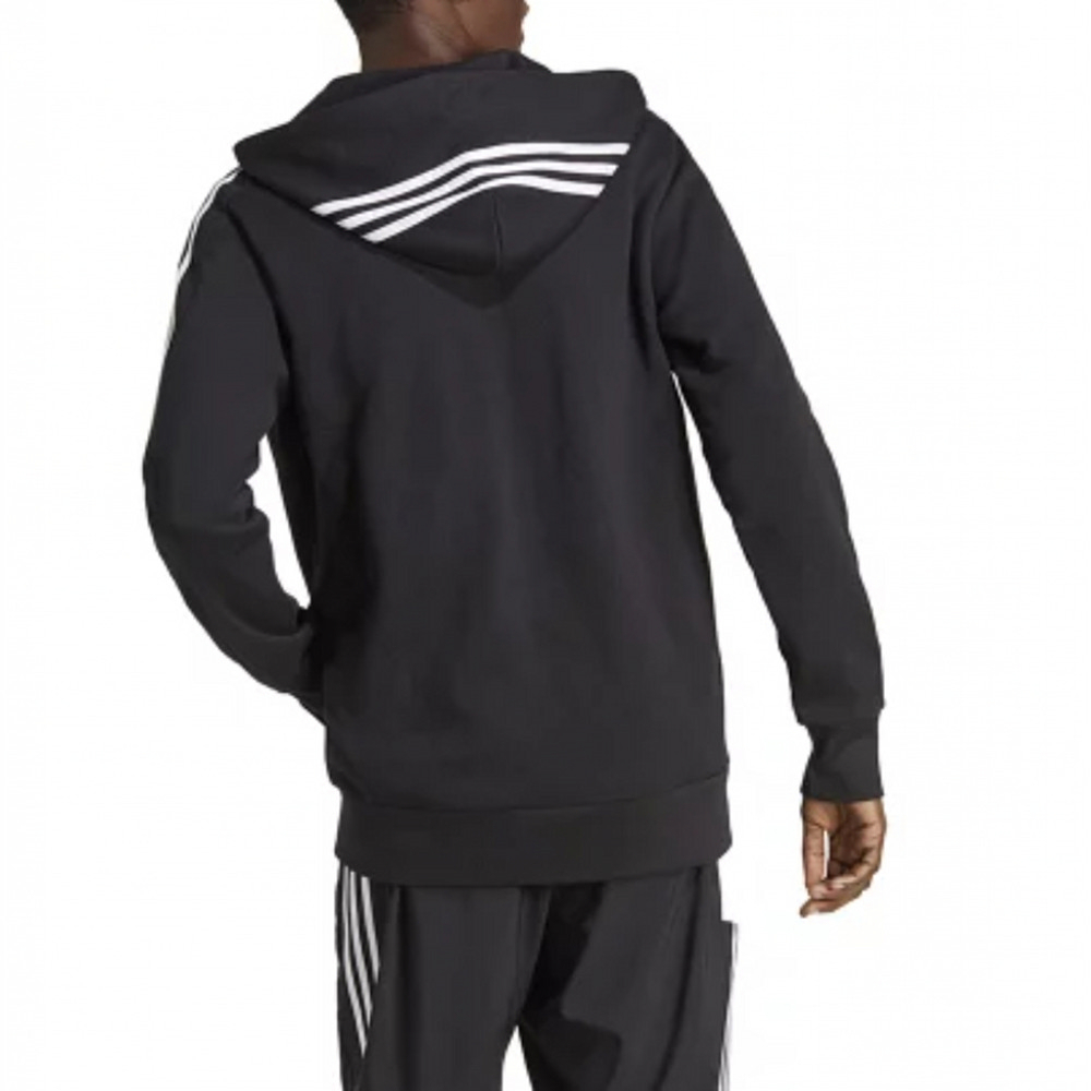 【ADIDAS】M 3S FT FZ HD 連帽外套 男 黑色-IC0433 - PChome 24h購物