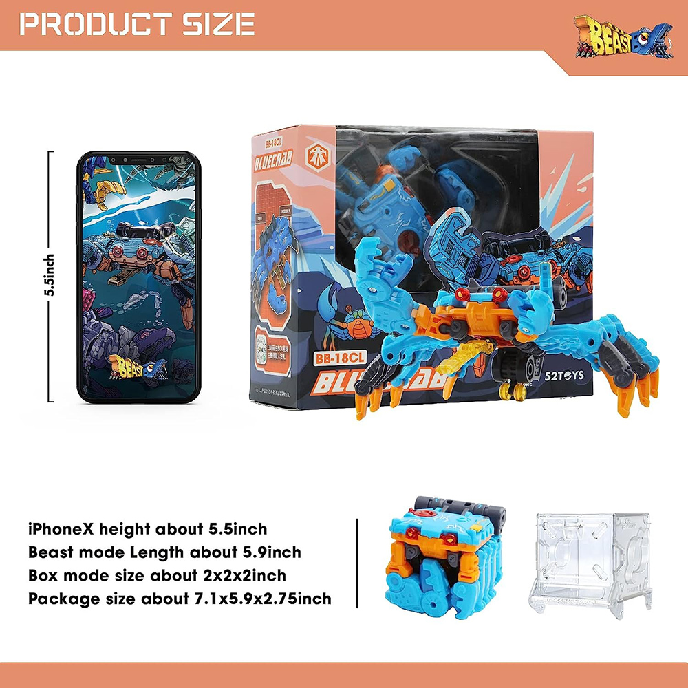 52TOYS 》BB-18CL BeastBox 猛獸匣 BLUE CRAB 機器螃蟹(長隆款) - PChome 24h購物