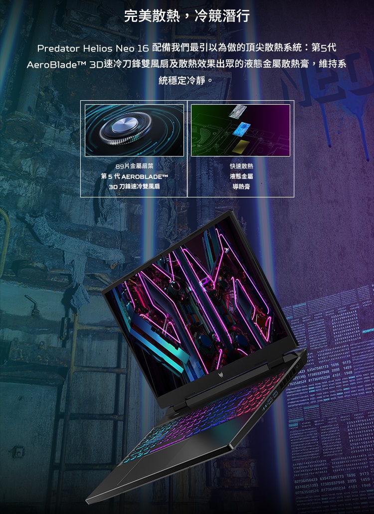 ACER Predator Helios Neo PHN16-71-79C7 ( i7-13700HX/16G/512G SSD ...