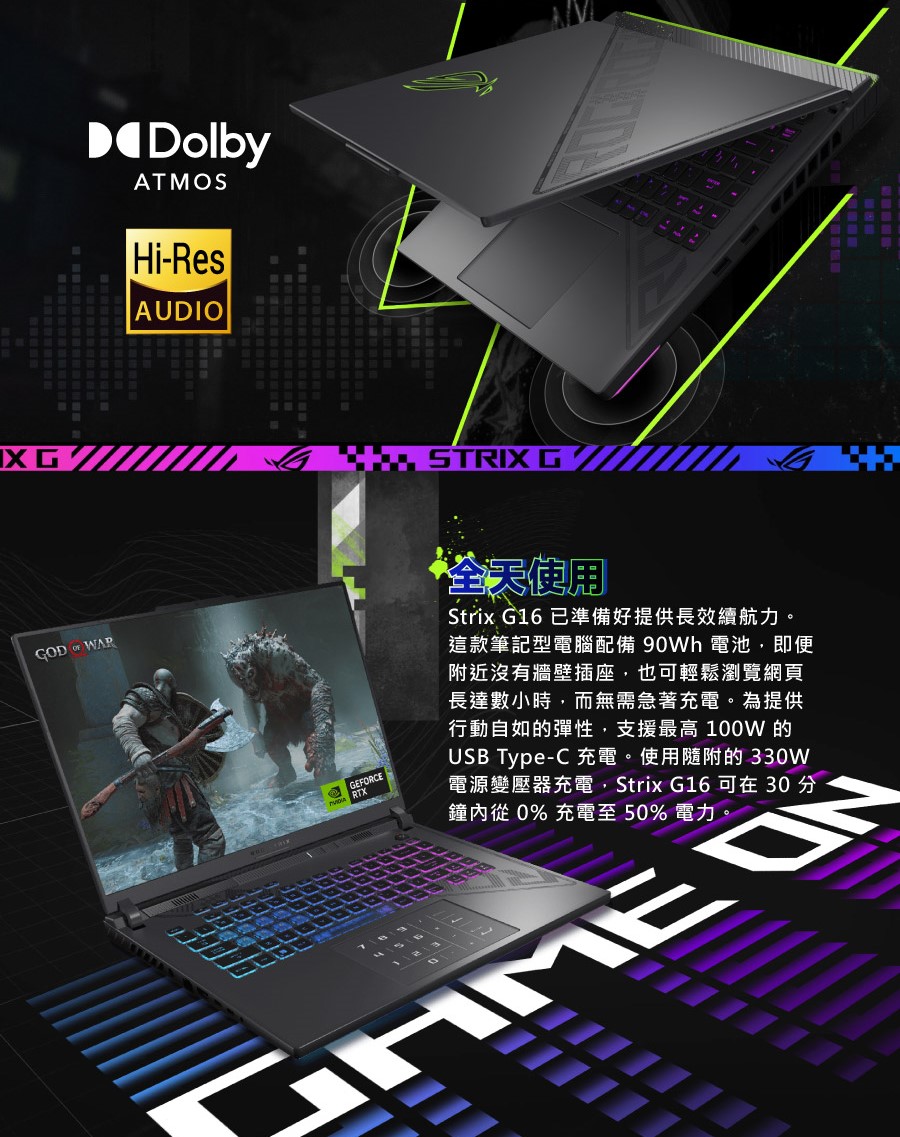 ASUS ROG Strix G16 G614JZ-0072G13980HX-NBL (i9-13980HX/16G/1TB PCIe/RTX ...