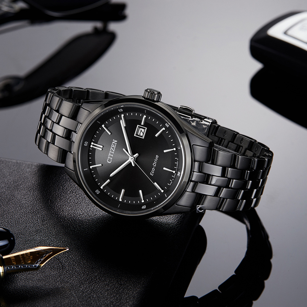CITIZEN 星辰(BM7565-80E) GENT’S Eco-Drive 經典簡約紳士腕錶 - PChome 24h購物