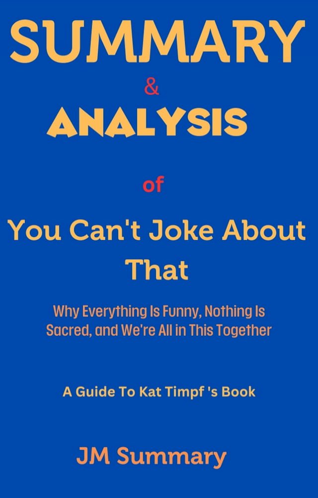 Summary & Analysis of You Can't Joke About That - PChome 24h書店