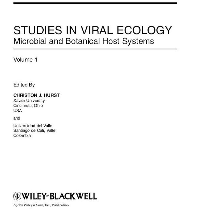 Studies in Viral Ecology, Volume 1 - PChome 24h書店