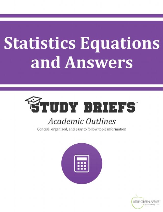 Statistics Equations and Answers - PChome 24h書店