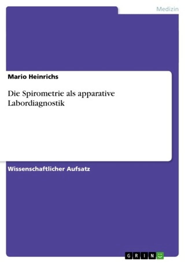 Die Spirometrie als apparative Labordiagnostik - PChome 24h書店