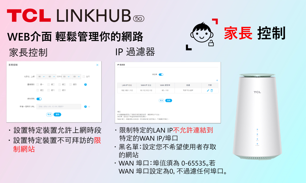 TCL LINKHUB HH512 5G NR AX5400 WiFi 6 行動無線 WiFi分享 路由器 - PChome 24h購物